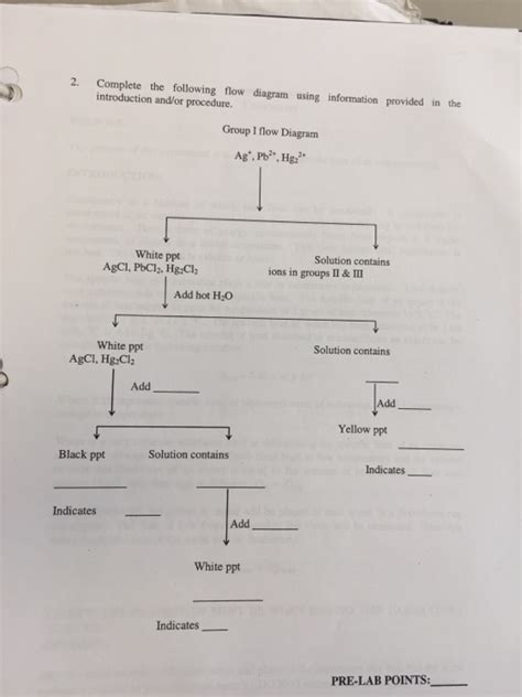 Solved Experiment 5 Qualitative Analysis Of Group I Cations
