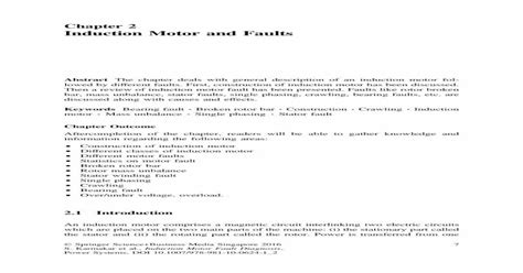Pdf Induction Motor And Faults Dokumentips