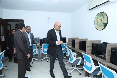 Inauguration Of It Lab By Mr He Ahmed Farooq Ambassador Of Pakistan