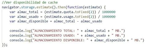 Valores del almacenamiento en caché Fuente elaboración propia Download Scientific Diagram