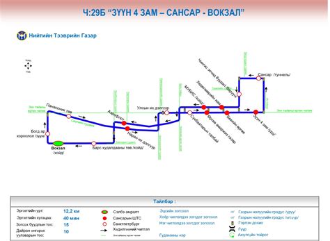 ТАНИЛЦ Нийтийн тээврийн богино эргэлтийн автобус явах чиглэлүүд