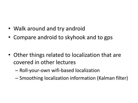 Ppt Android Wifi Based Localization Powerpoint Presentation Free Download Id2053019