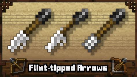 Flint Tipped Arrows Bedrock Edition Minecraft Texture Pack