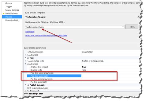 How Can I Run My Testing Application Immediately After A Build In Tfs