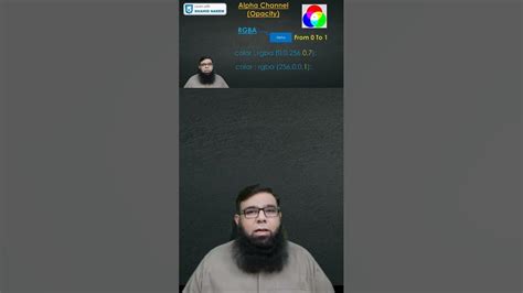 Rgba In Css Css Tutorial Part 18 Coding Programming Shahidnaeem Css Viralvideo