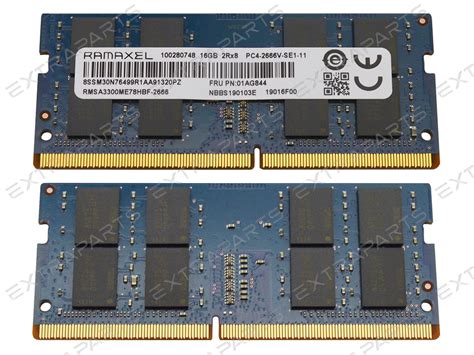 Оперативная память для ноутбука So Dimm 16gb Ddr4 2666mhz Ramaxel Оперативная память в