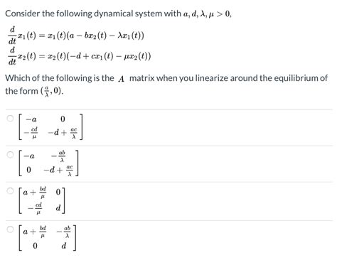 Solved Consider The Following Discrete Time Linear System