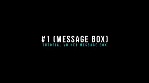 1 How To Create Message Box Youtube