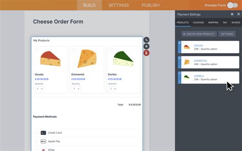 Jotform Mollie Integration Payment Processor Integrations