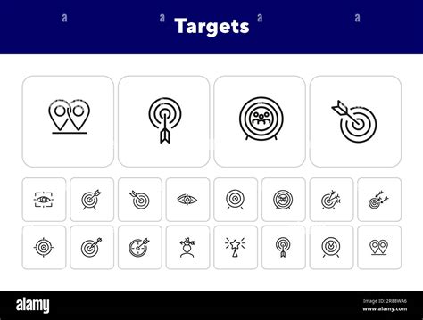 Range Targets Stock Vector Images Alamy