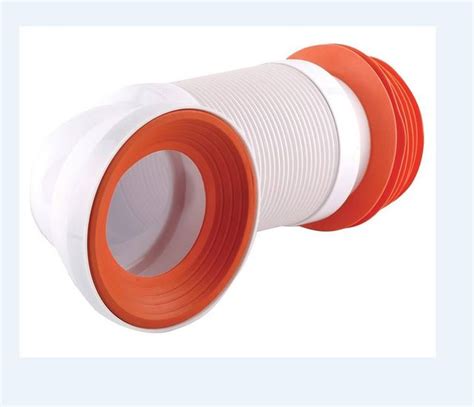Casaline Plastic Wc Pan Connector With Elbow Wc Flexible Connector