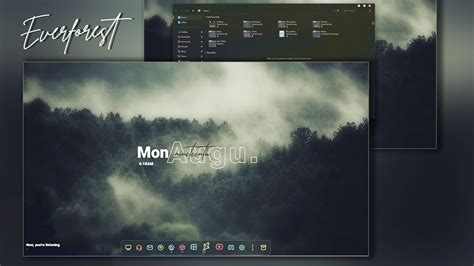 Get Glass Theme With Everforest Theme On Windows 11 Youtube