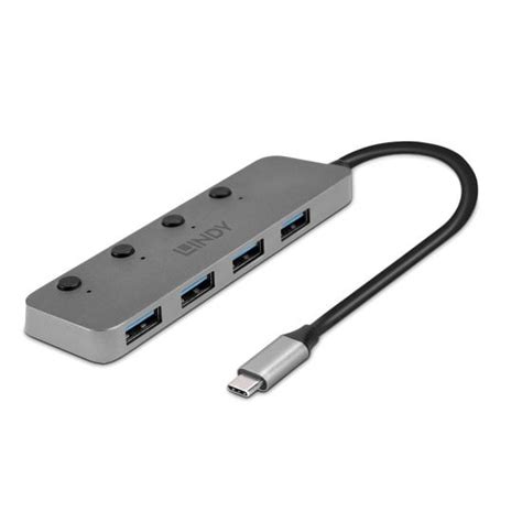 4 Port USB 3 2 Type C Hub With On Off Switches Reviews Customer Ratings