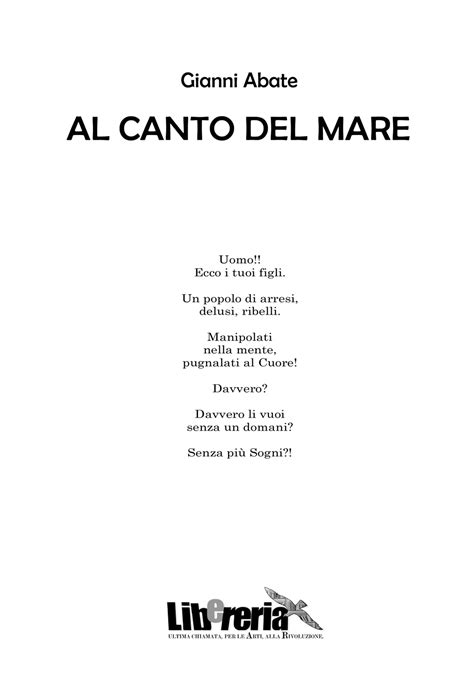 Al canto del mare - LibEreria