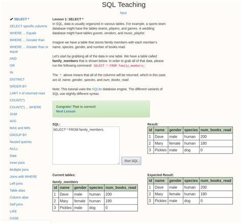 SQL Teaching Alternatives And Similar Sites Apps AlternativeTo