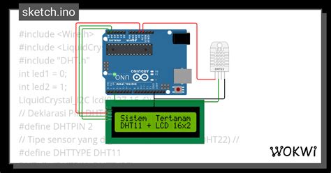 Latihan Sensor Suhu Dan Kelembapan Copy Wokwi Esp32 Stm32 Arduino Simulator
