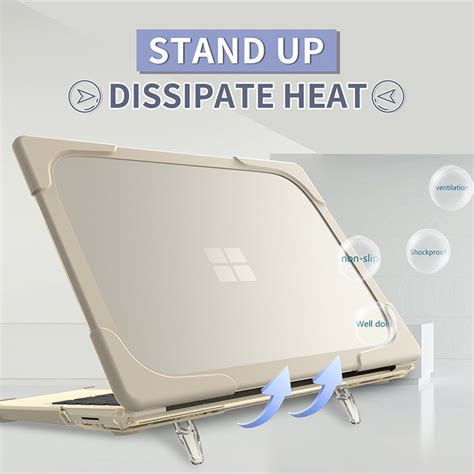Stand Case For Microsoft Surface Laptop Go 3 2 Anti Fall Cover LaptopGo Go3 Go2 12 4 Inch