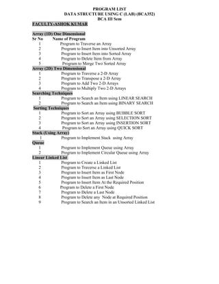 Program Listds PDF
