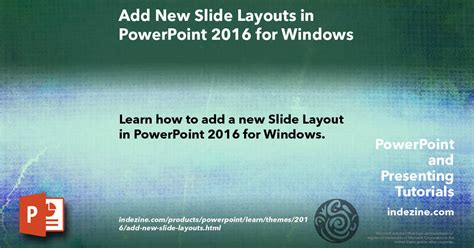 Add New Slide Layouts In PowerPoint For Windows
