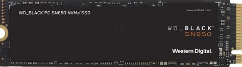 WDS100T1X0E: WD_BLACK SN850 NVMe SSD 1 TB, M.2 at reichelt elektronik