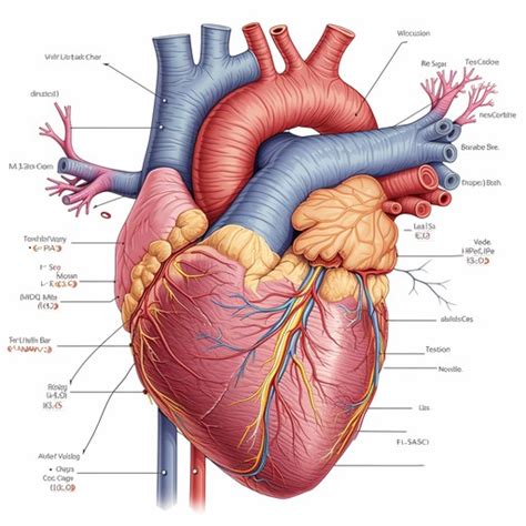 Free Detailed Heart Diagram Image Heart Anatomy Medical Download