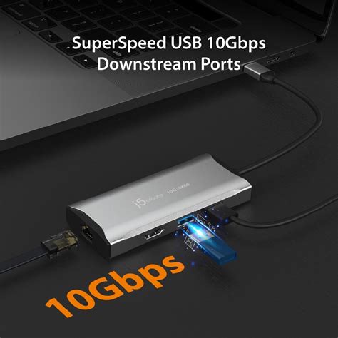 J Create USB C In K HDMI Gbps Travel Dock JCD Thunder Match