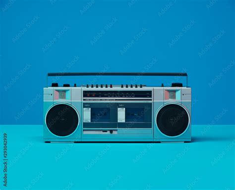 Vintage 80s 90s Boom Box Ghetto Blaster Dual Cassette Recorder Player