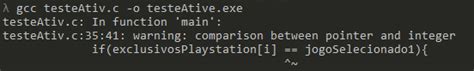 Comparison Between Pointer And Integer C E C Alura Cursos Online De Tecnologia