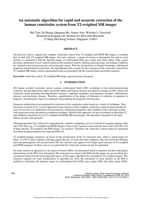 pdf an automatic algorithm for rapid and accurate extraction of the