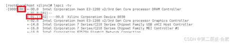 fpga设计 使用 lspci 和 setpci 调试xilinx的pcie 问题 setpci读取寄存器 csdn博客