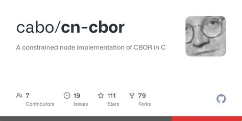 Github Cabocn Cbor A Constrained Node Implementation Of Cbor In C