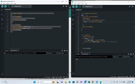 Communication Between Two Arduino Uno Via Tx And Rx Programming