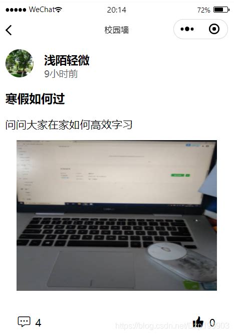 基于微信小程序的校园论坛系统开发过程 学生校内论坛得项目怎么做到微信小程序里 csdn博客