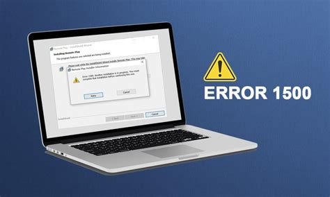 fix error 1500 another installation is in progress techcult