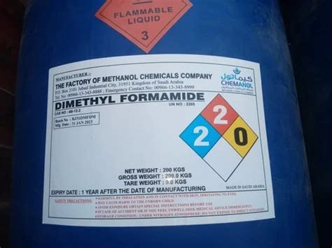 Dmf Solvent Dmf Industrial Grade 99 9 At ₹ 74 Litre In Mumbai Id