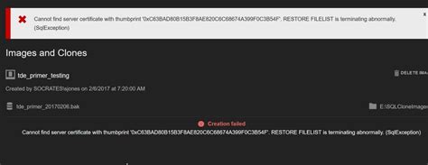 Sql Clone And Backups Protected With Tde Part 2 Redgate