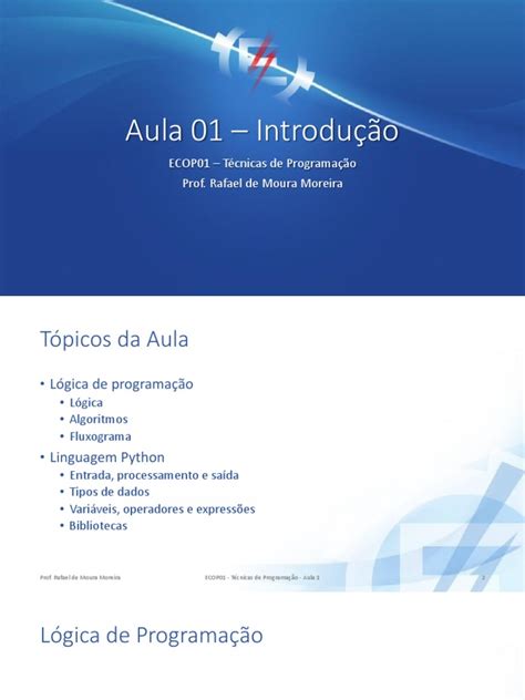 Curso Python Aula 01 Eco Download Grátis Pdf Algoritmos Python