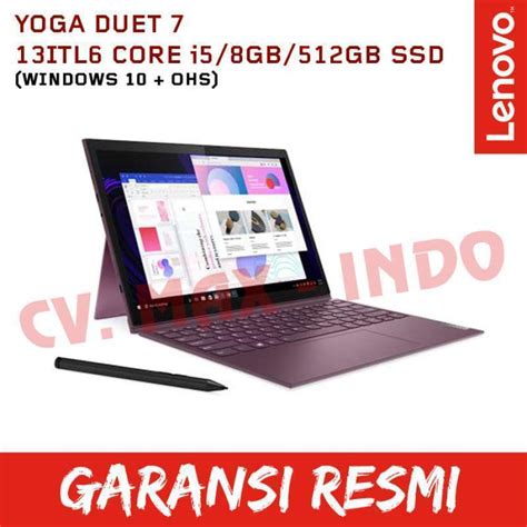 Promo Lenovo Yoga Duet Itl Core I Windows Ohs Tas Diskon Di Seller Proton