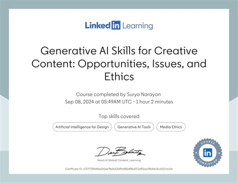 Surya Narayan On Linkedin Certificate Of Completion