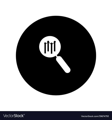 Analytic Icon Royalty Free Vector Image Vectorstock