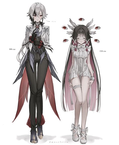 Arlecchino And Columbina Genshin Impact Drawn By Raii Danbooru