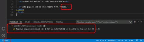 Visual Studio Code Puesta en marcha Ejercicios Páginas web HTML y hojas de estilo CSS