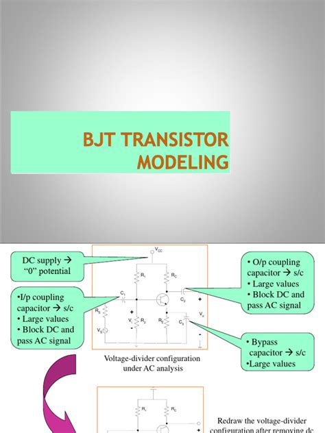 Part 2 Bjt Ac Analysis Transistor Modeling Pdf Bipolar Junction Transistor Electronic