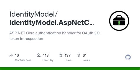 github identitymodel identitymodel aspnetcore oauth2introspection asp core authentication