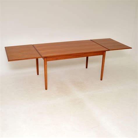 1960s Danish Vintage Teak Dining Table For Sale At 1stdibs Vintage