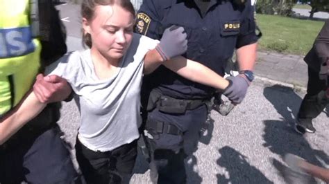 Climate Activist Greta Thunberg Arrested Again At Swedish Oil Terminal Protest Havana Times