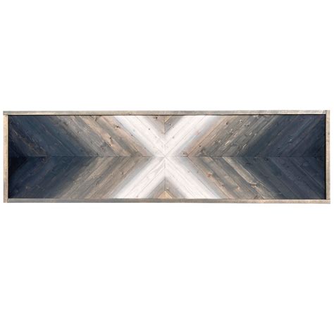 Classic Ombre Pattern Wall Art With Blue Tones Rush City Rustic