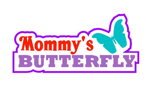 Mommys Butterfly Butterfly Svg Grafik Von The Printable · Creative Fabrica