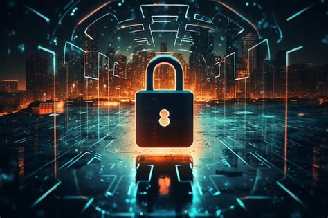 Premium Ai Image Secure Cyberdata Unlocks The Doors To The Future Of