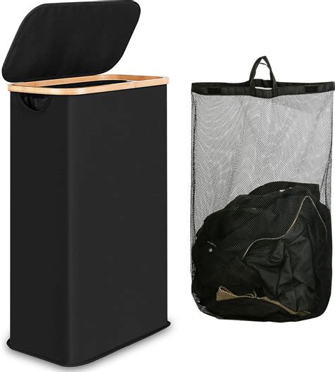 Iegrow Slim Laundry Hamper Narrow Laundry Basket With Lid